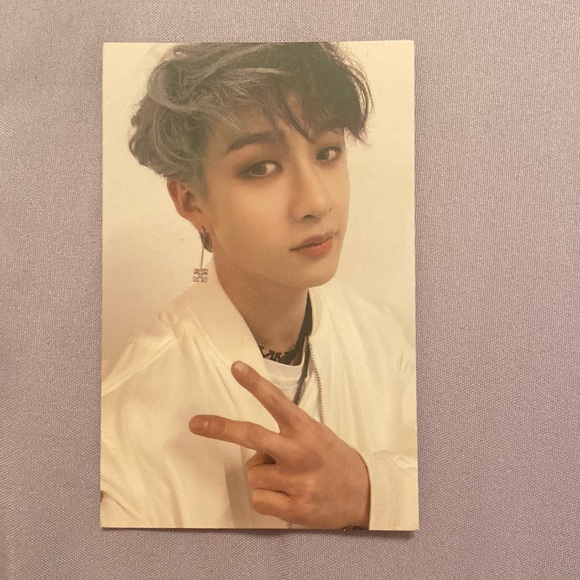 Other | Stray Kids Bang Chan Go Live Gods Menu Photocard Skz Album ...